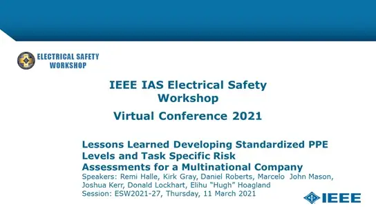 Standardized PPE Levels | IEEE Resource Center