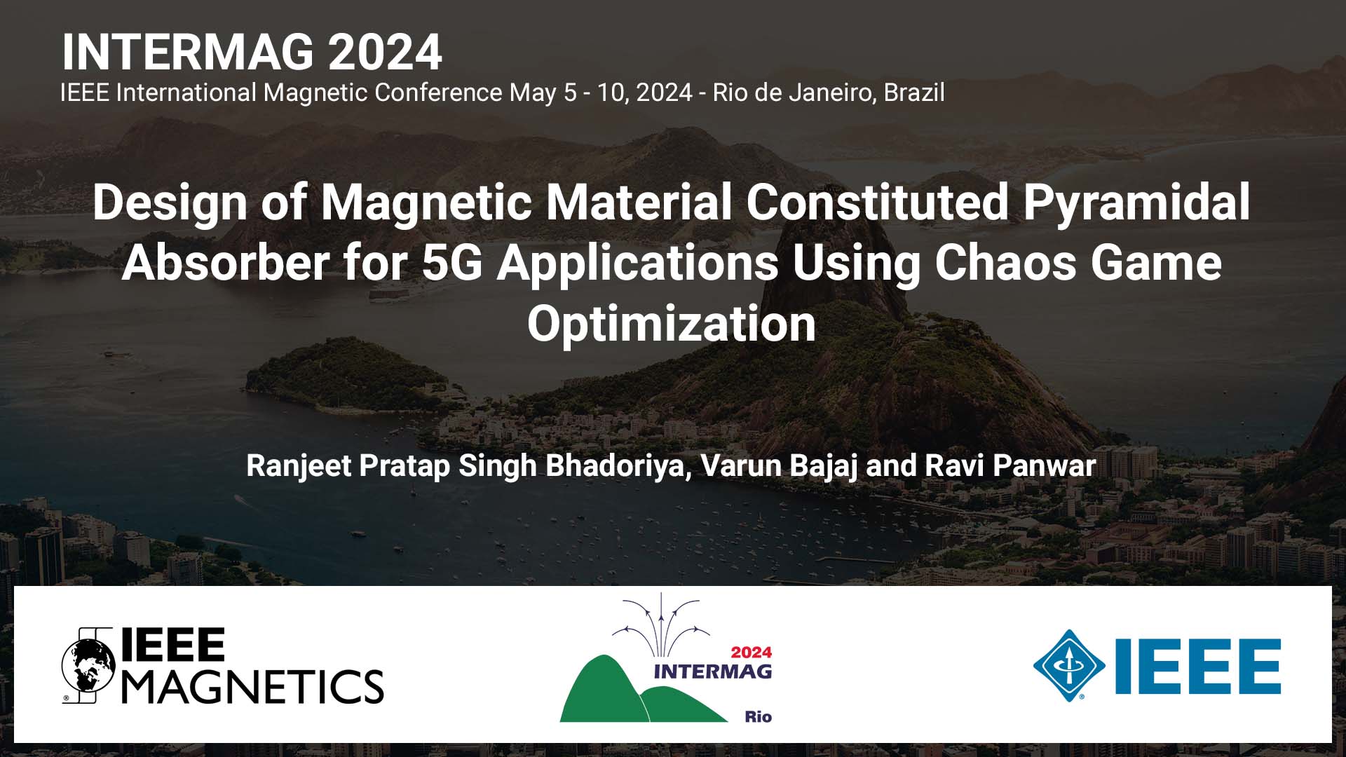 Design of Magnetic Material Constituted Pyramidal Absorber for 5G Applications Using Chaos Game ...