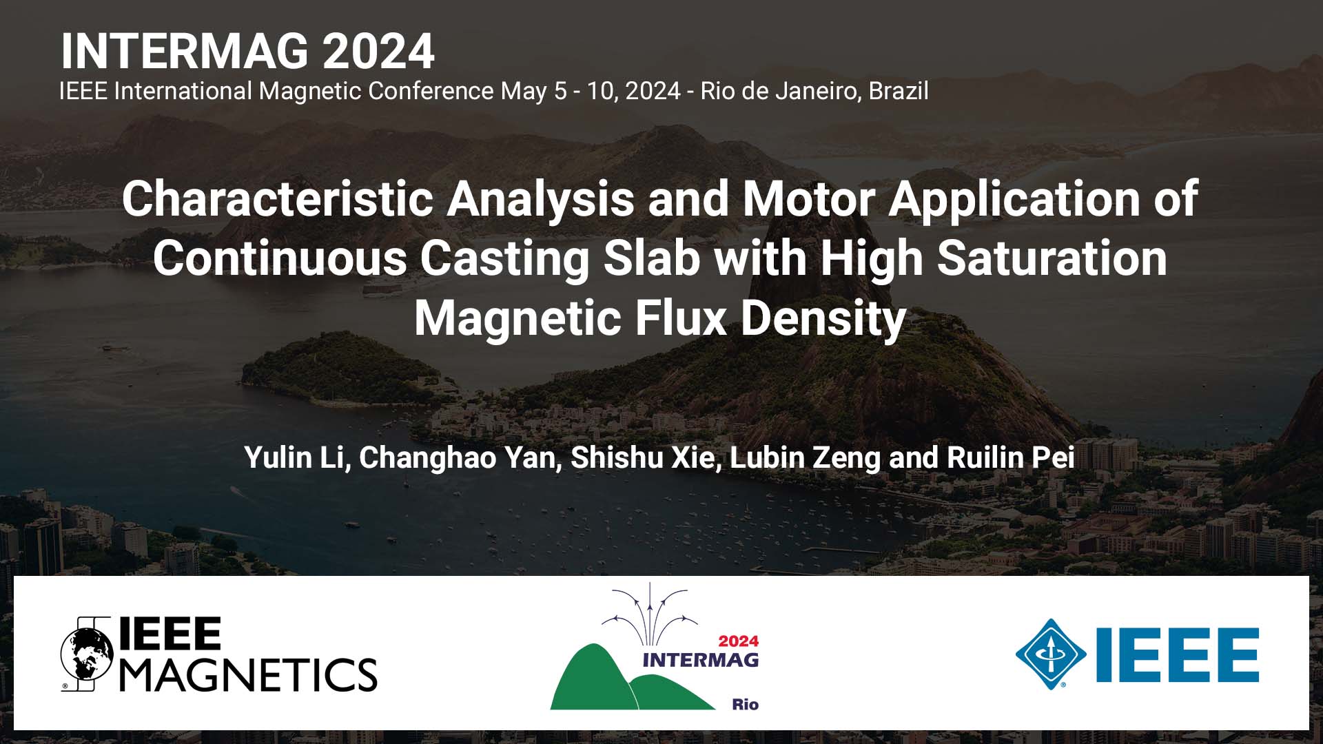 Characteristic Analysis and Motor Application of Continuous Casting ...