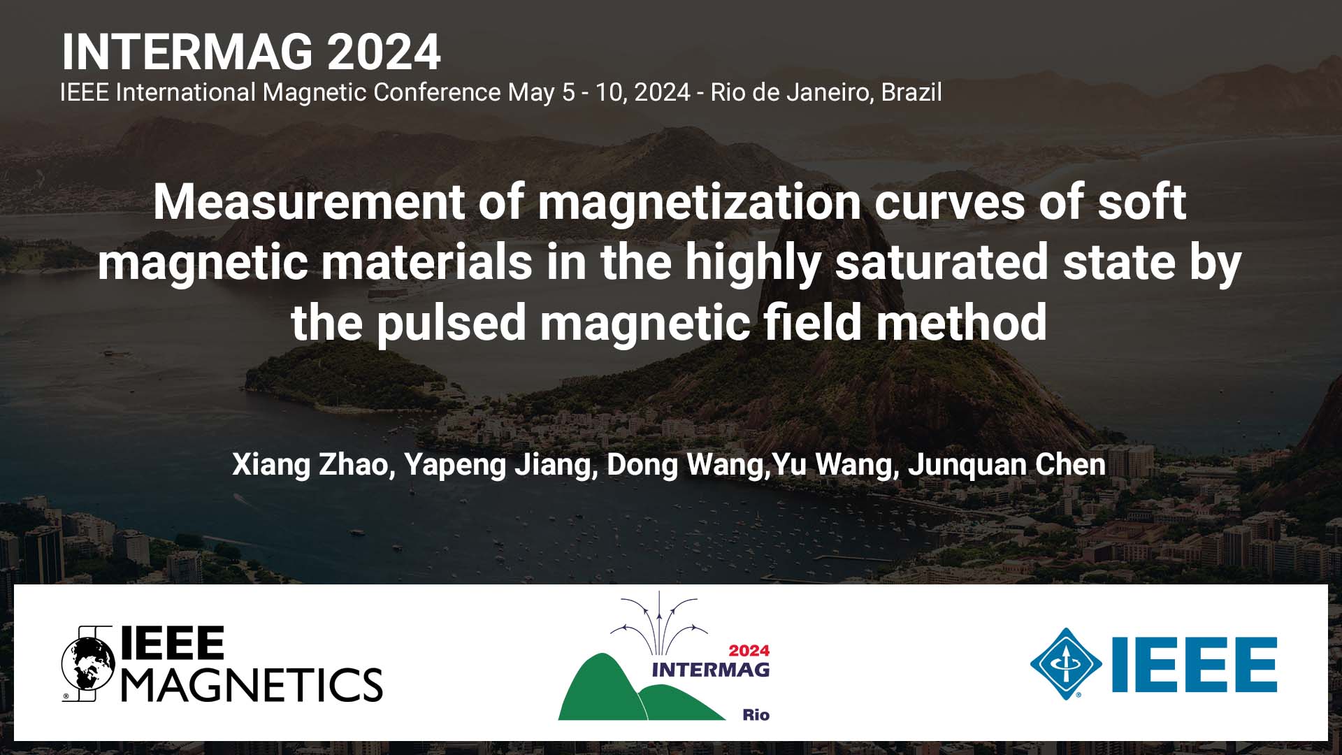 Measurement of magnetization curves of soft magnetic materials in the ...