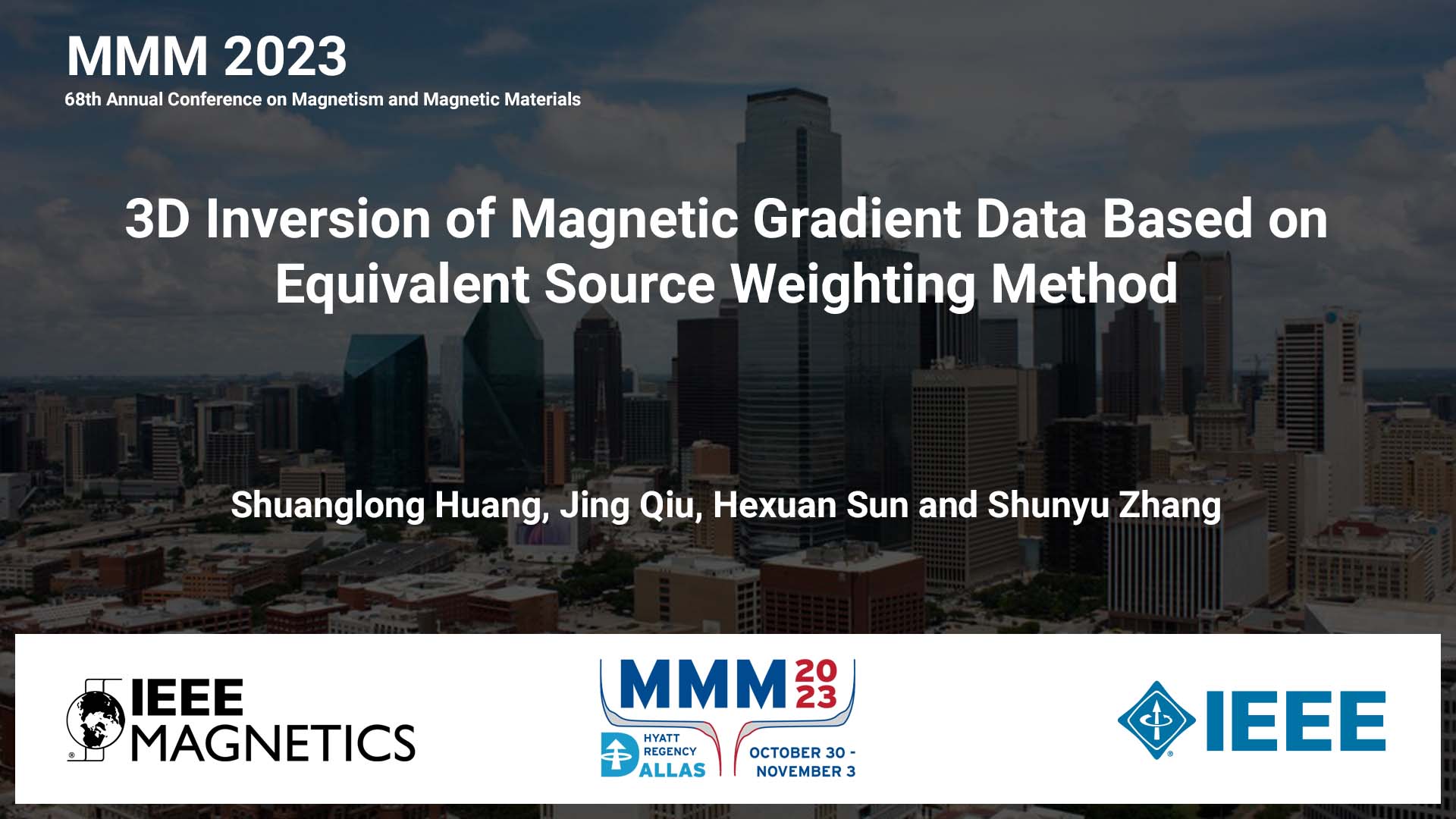 VP4-14: 3D Inversion of Magnetic Gradient Data Based on Equivalent ...