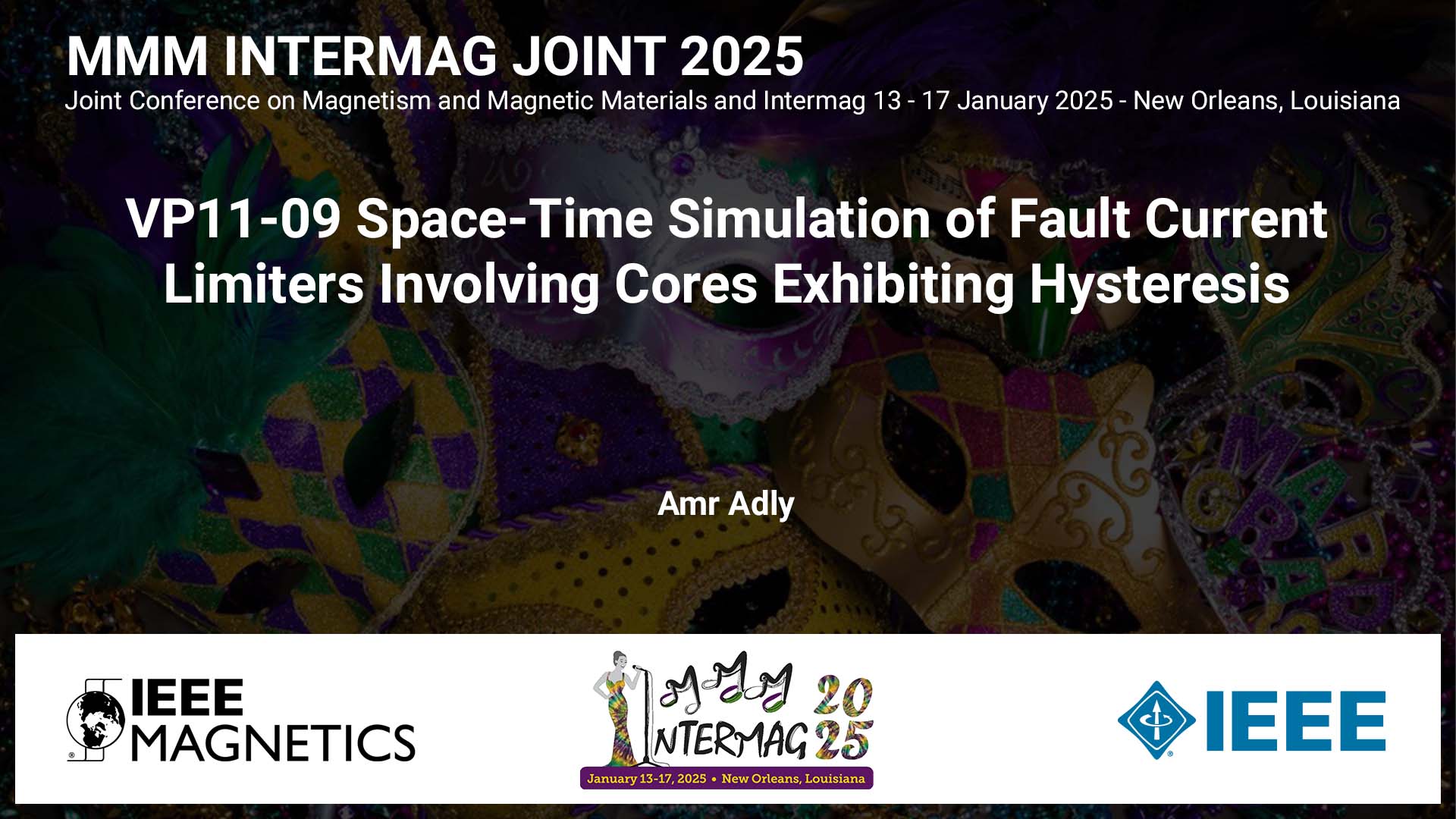 VP11-09 Space-Time Simulation of Fault Current Limiters Involving Cores Exhibiting Hysteresis ...
