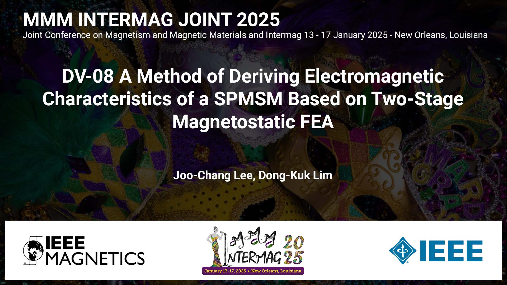DV-08 A Method of Deriving Electromagnetic Characteristics of a SPMSM ...