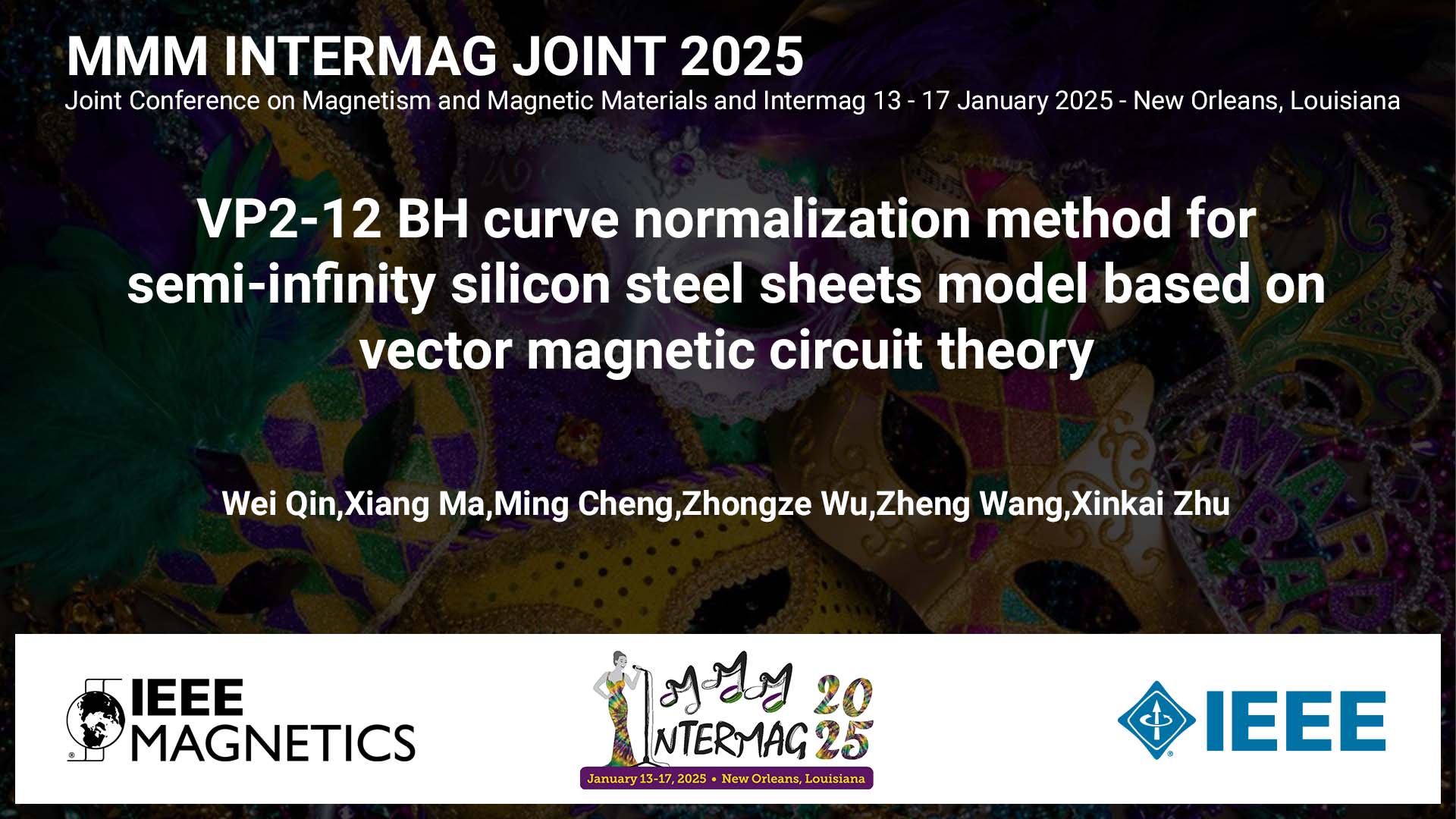 VP2-12 BH curve normalization method for semi-infinity silicon steel ...