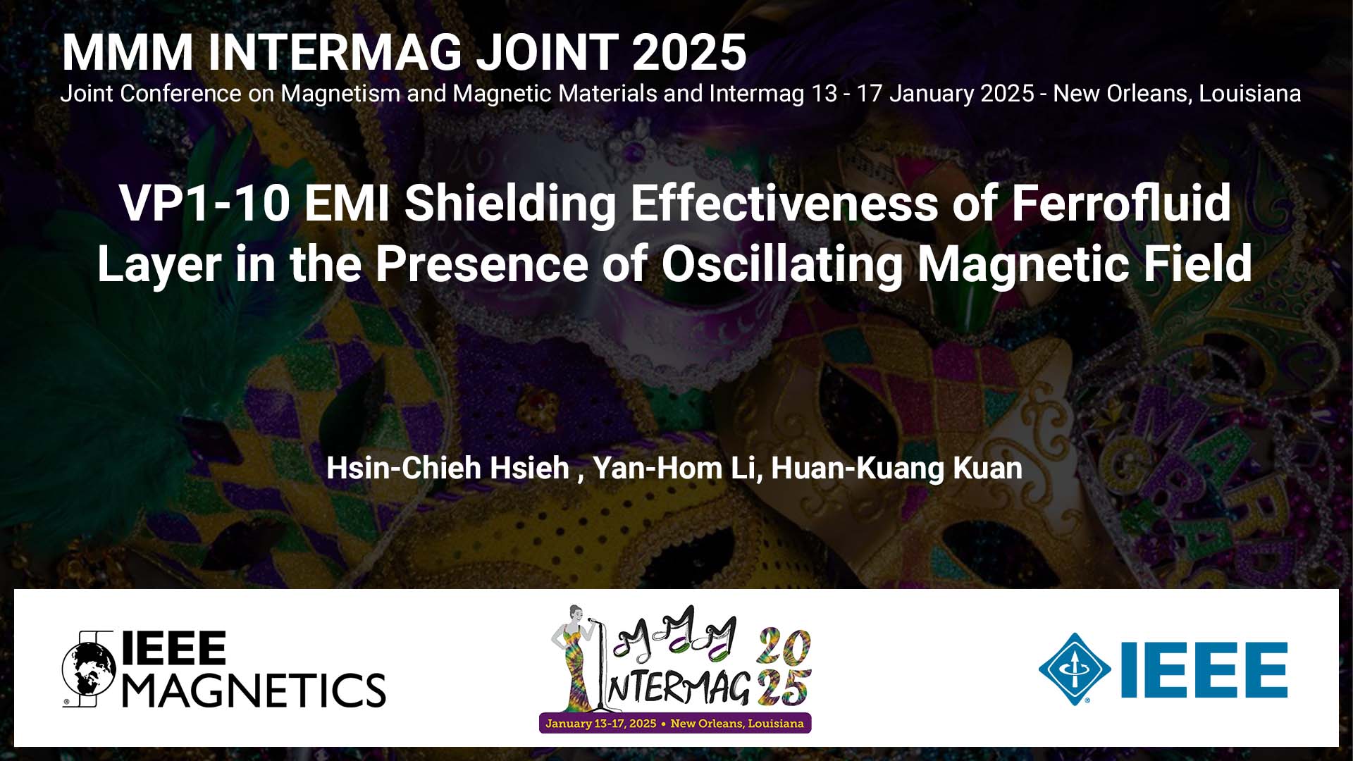 VP1-10 EMI Shielding Effectiveness of Ferrofluid Layer in the Presence ...