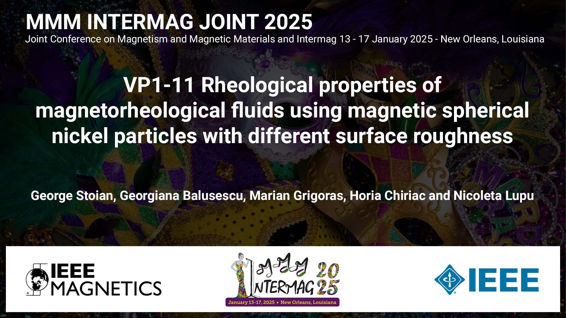 VP1-11 Rheological properties of magnetorheological fluids using ...