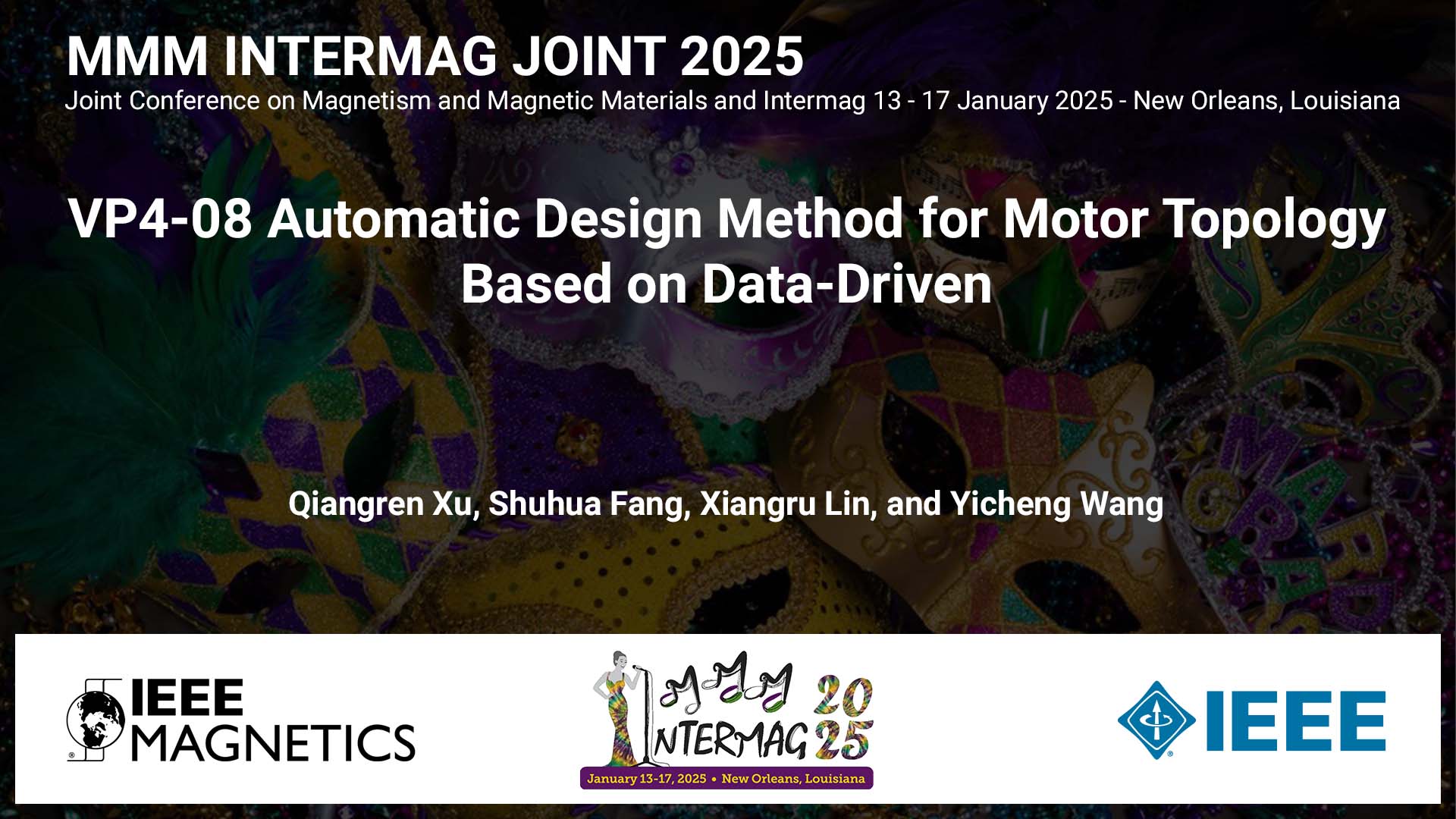 VP4-08 Automatic Design Method for Motor Topology Based on Data-Driven | IEEE Resource Center