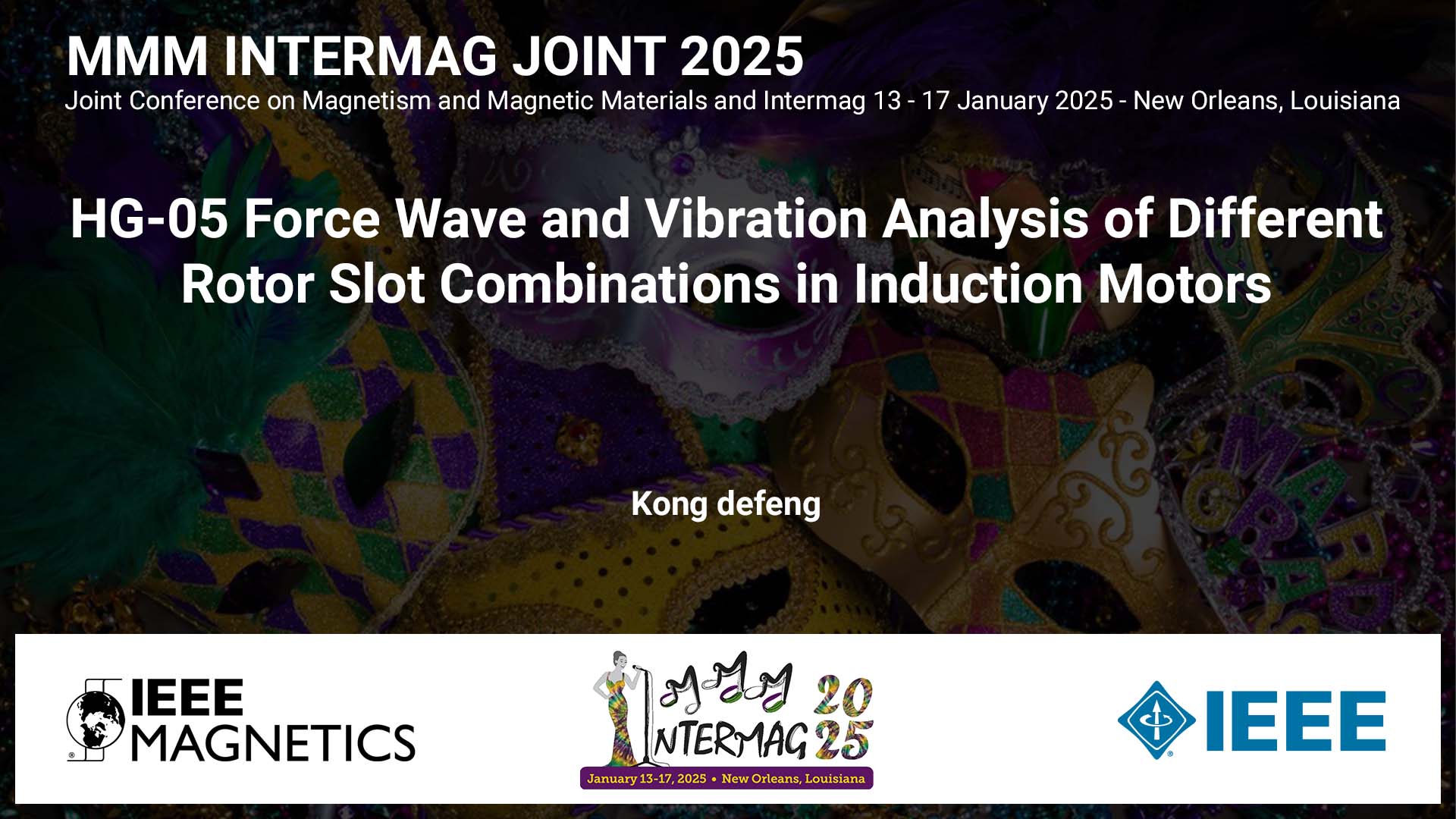 HG-05 Force Wave and Vibration Analysis of Different Rotor Slot ...