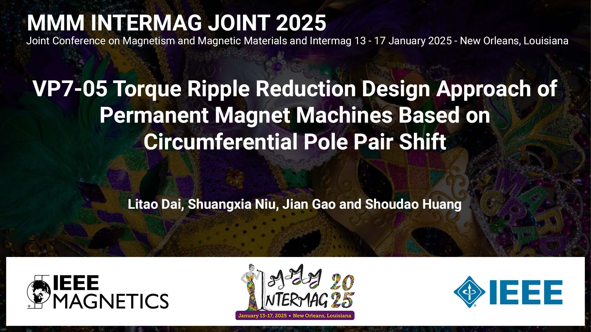 VP7-05 Torque Ripple Reduction Design Approach of Permanent Magnet ...