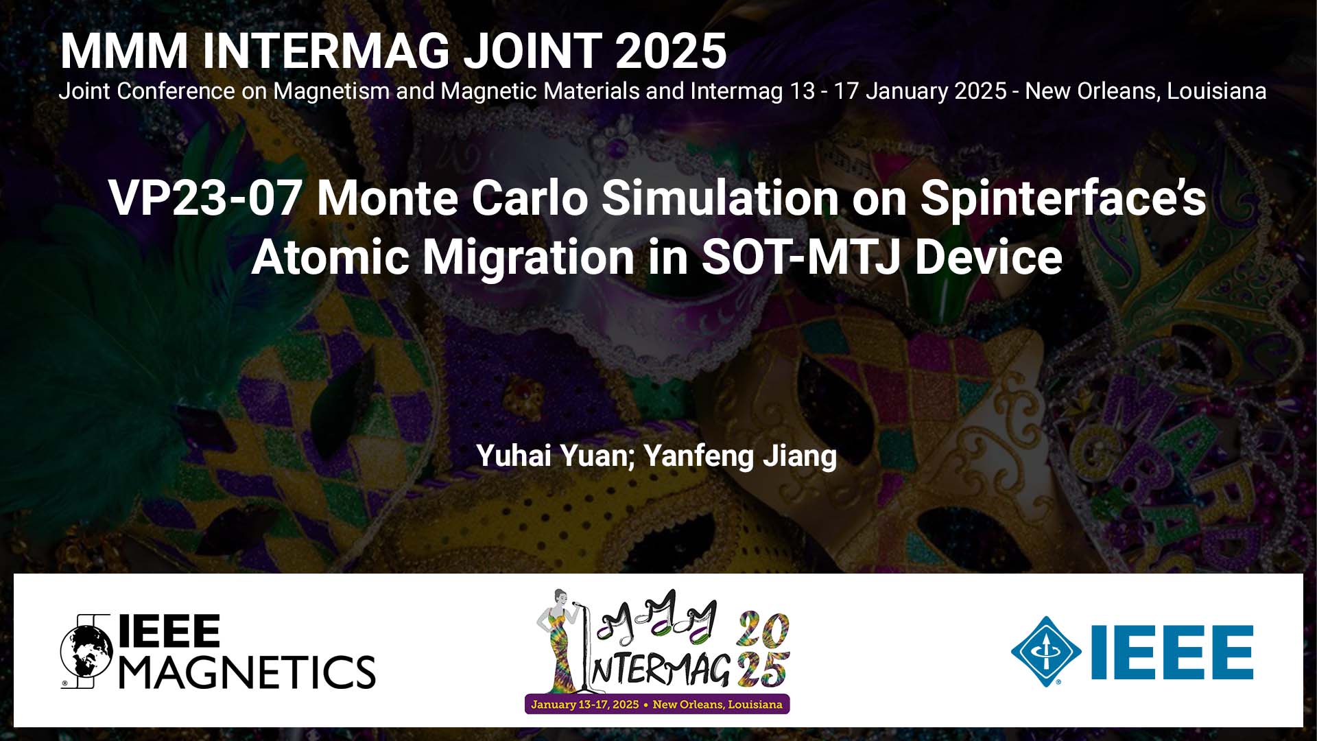 VP23-07 Monte Carlo Simulation on Spinterface’s Atomic Migration in SOT ...