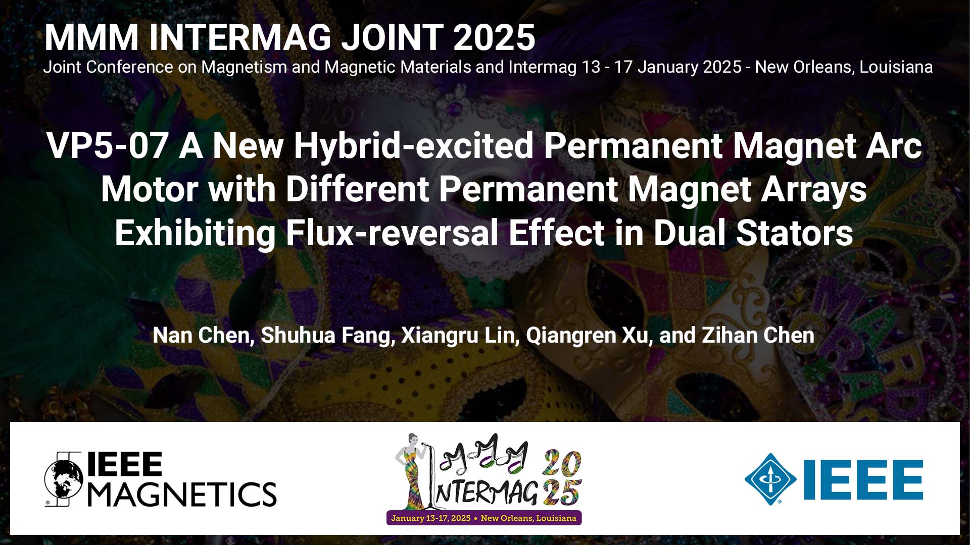 VP5-07 A New Hybrid-excited Permanent Magnet Arc Motor with Different ...