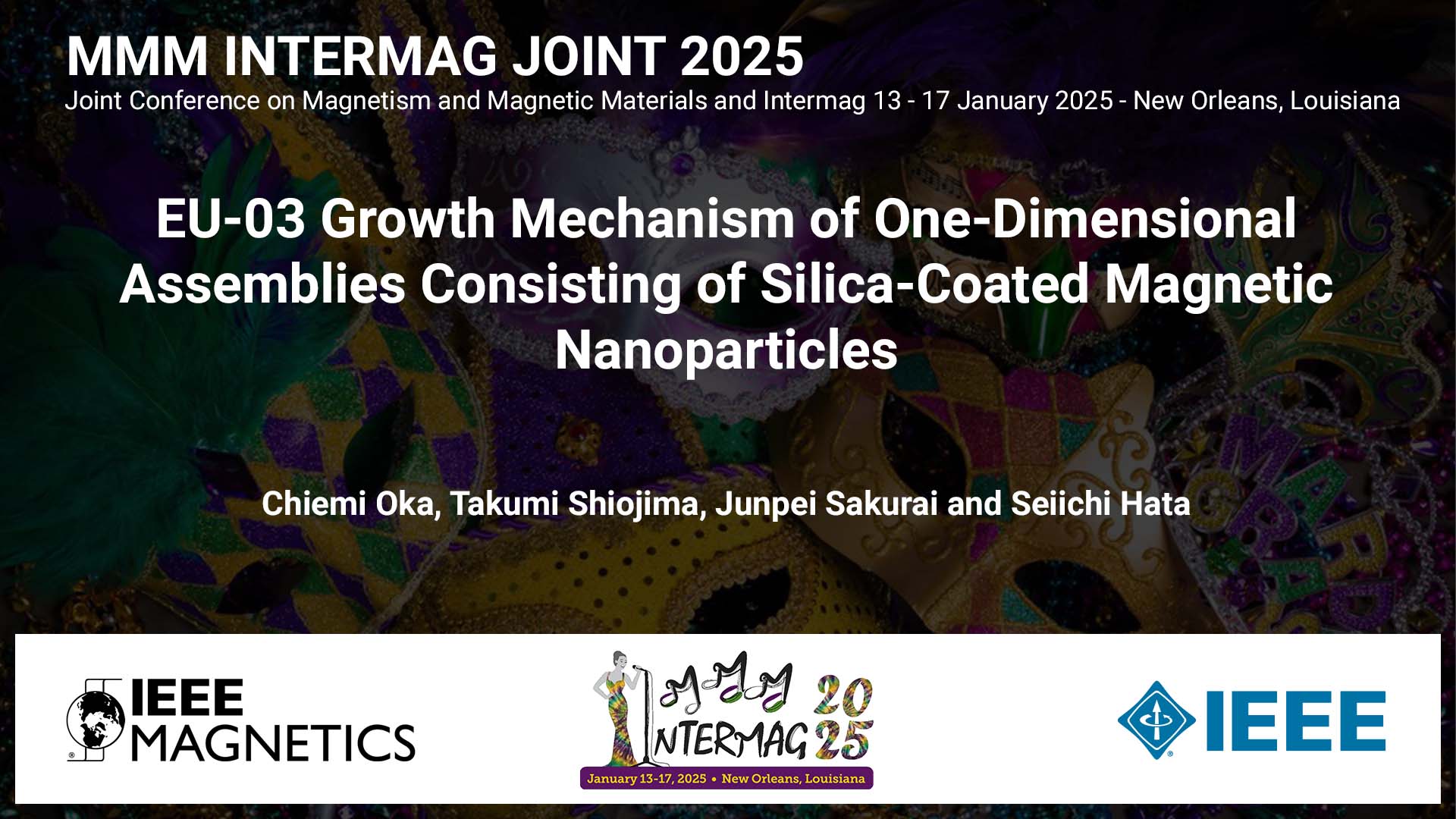EU-03 Growth Mechanism of One-Dimensional Assemblies Consisting of ...