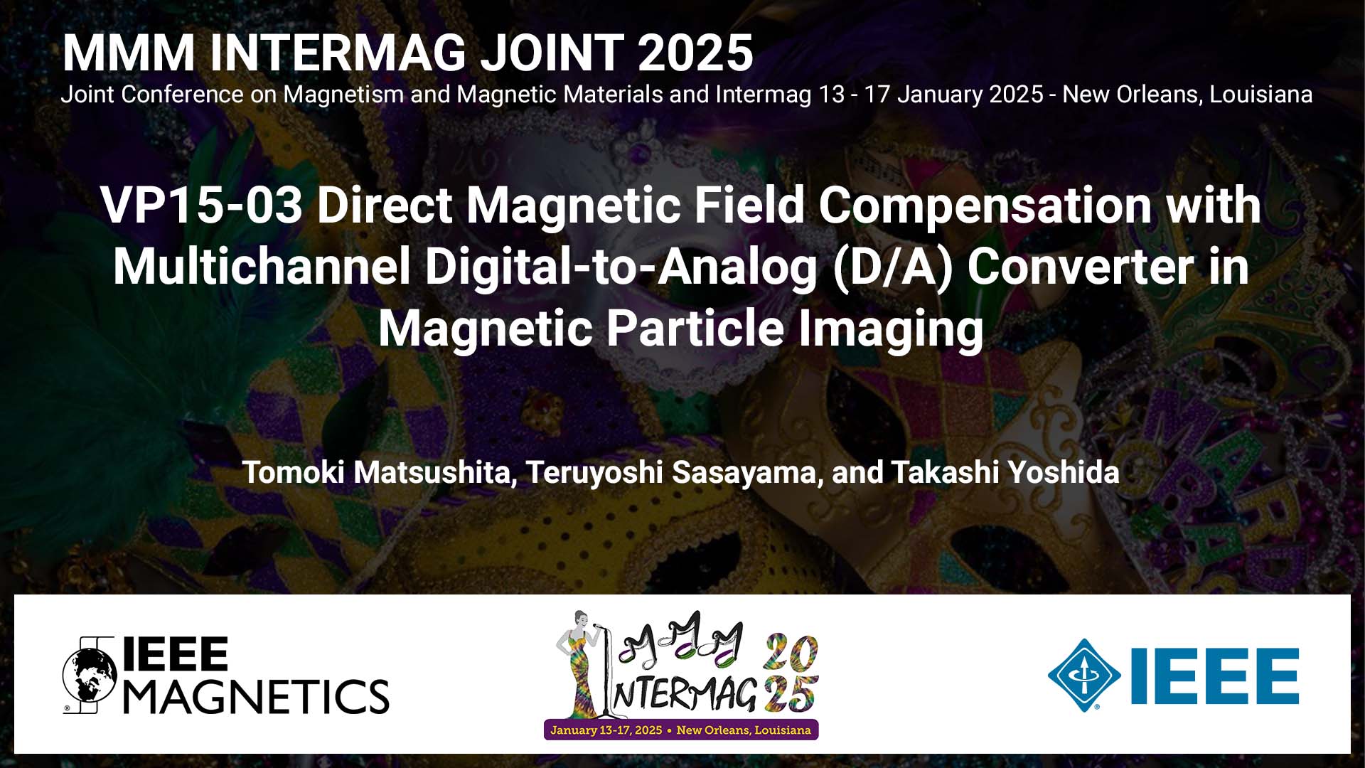 VP15-03 Direct Magnetic Field Compensation with Multichannel Digital-to-Analog (D/A) Converter ...