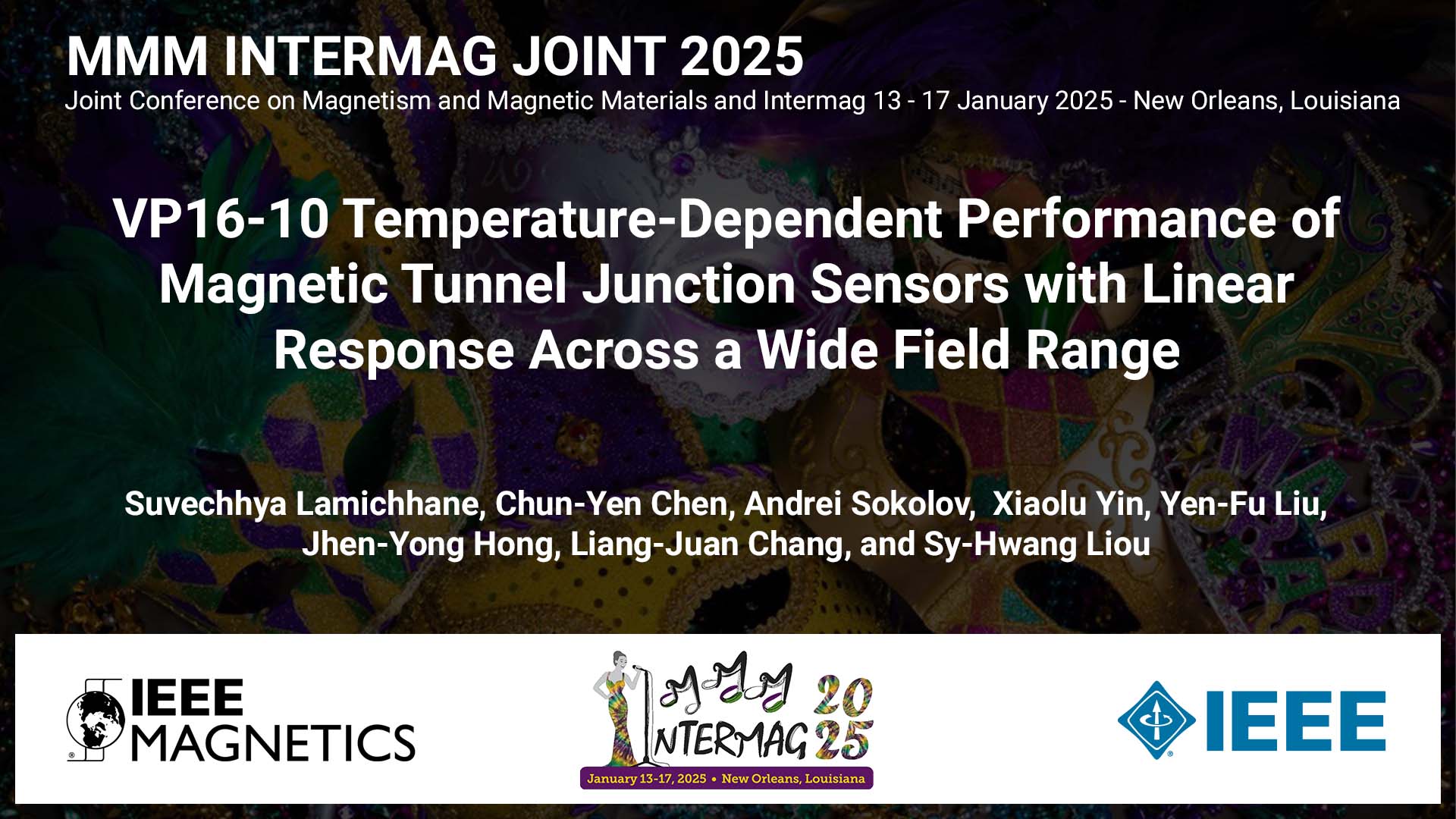 VP16-10 Temperature-Dependent Performance of Magnetic Tunnel Junction ...