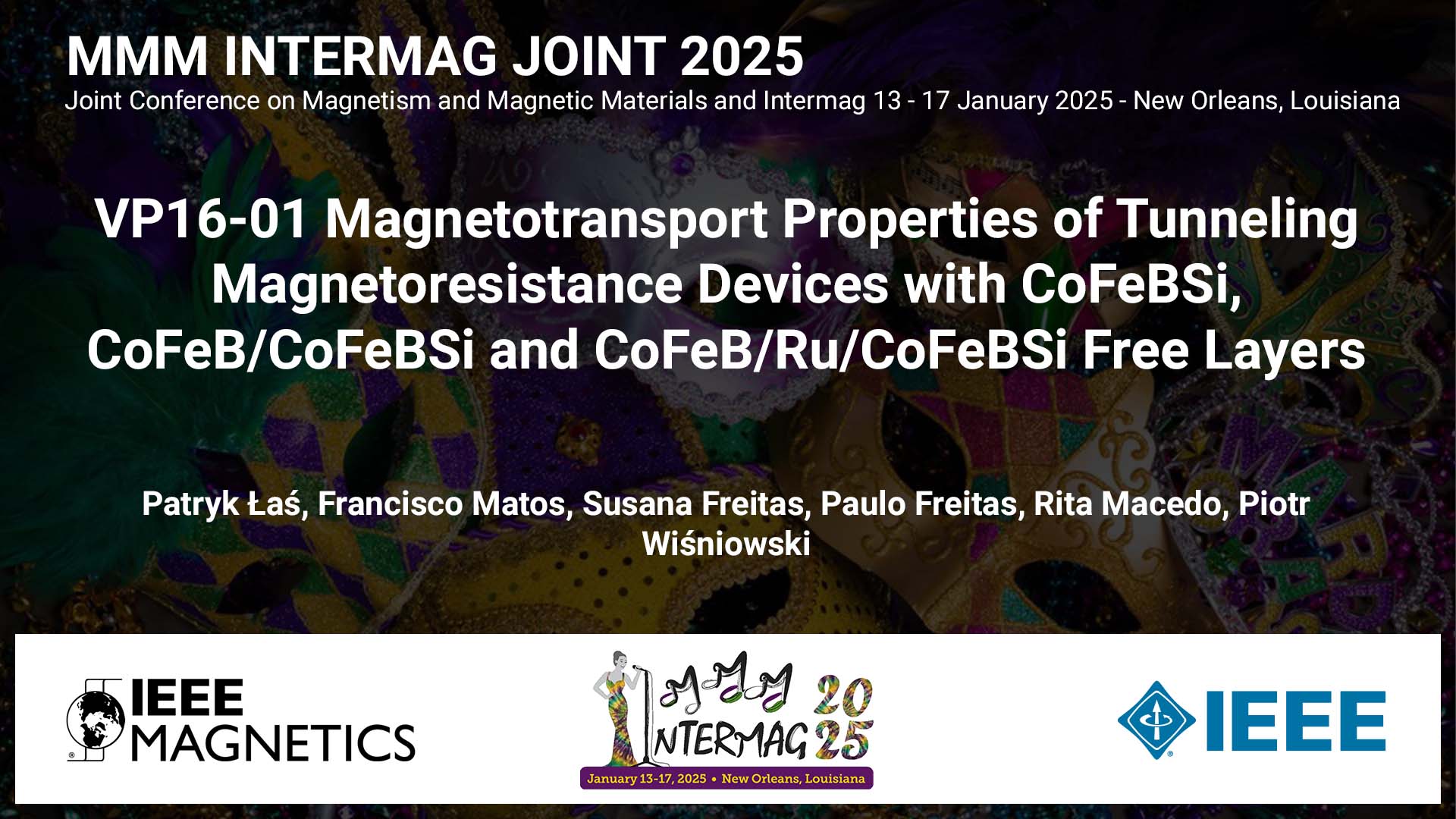 VP16-01 Magnetotransport Properties of Tunneling Magnetoresistance ...
