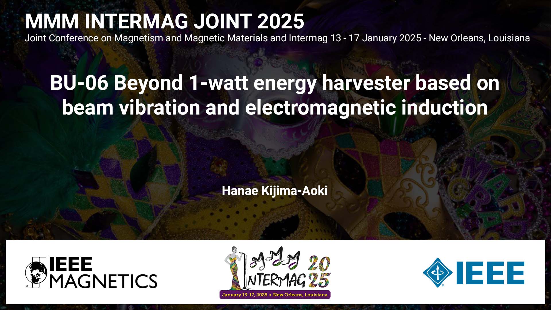 BU-06 Beyond 1-watt energy harvester based on beam vibration and ...