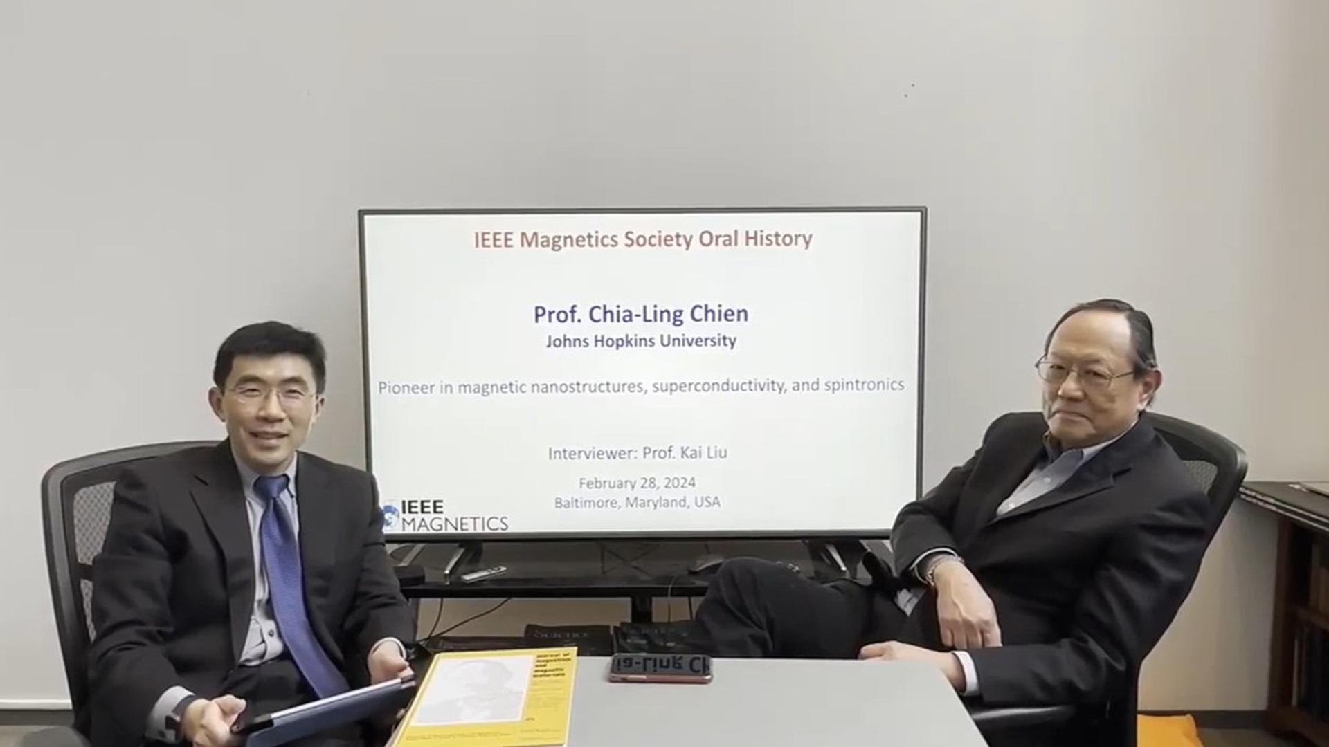 Pioneer in Magnetic Nanostructures, Superconductivity, and Spintronics ...