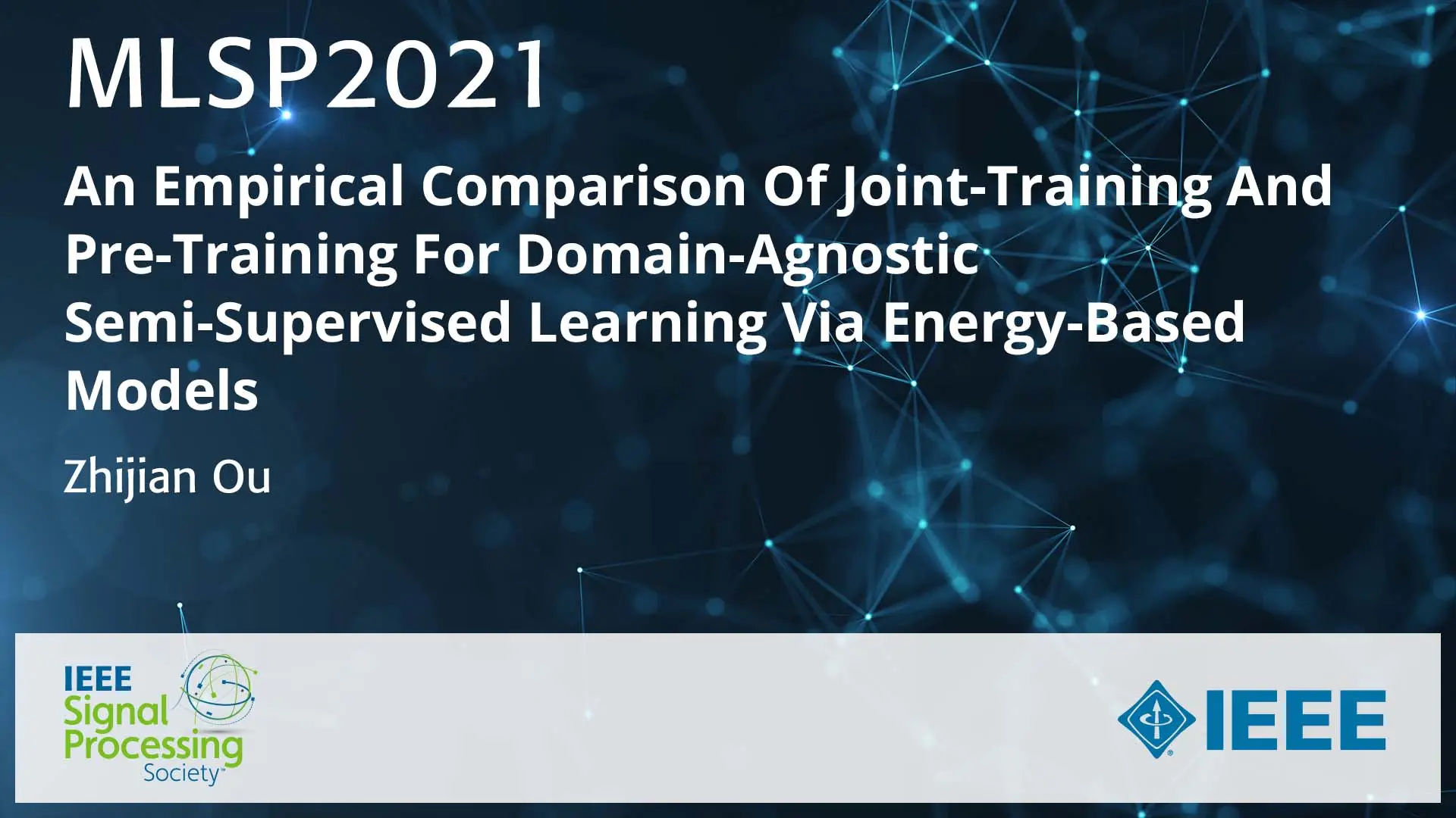 IEEE MLSP 2021 Conference - Presentation Videos Product Bundle | IEEE Resource Center