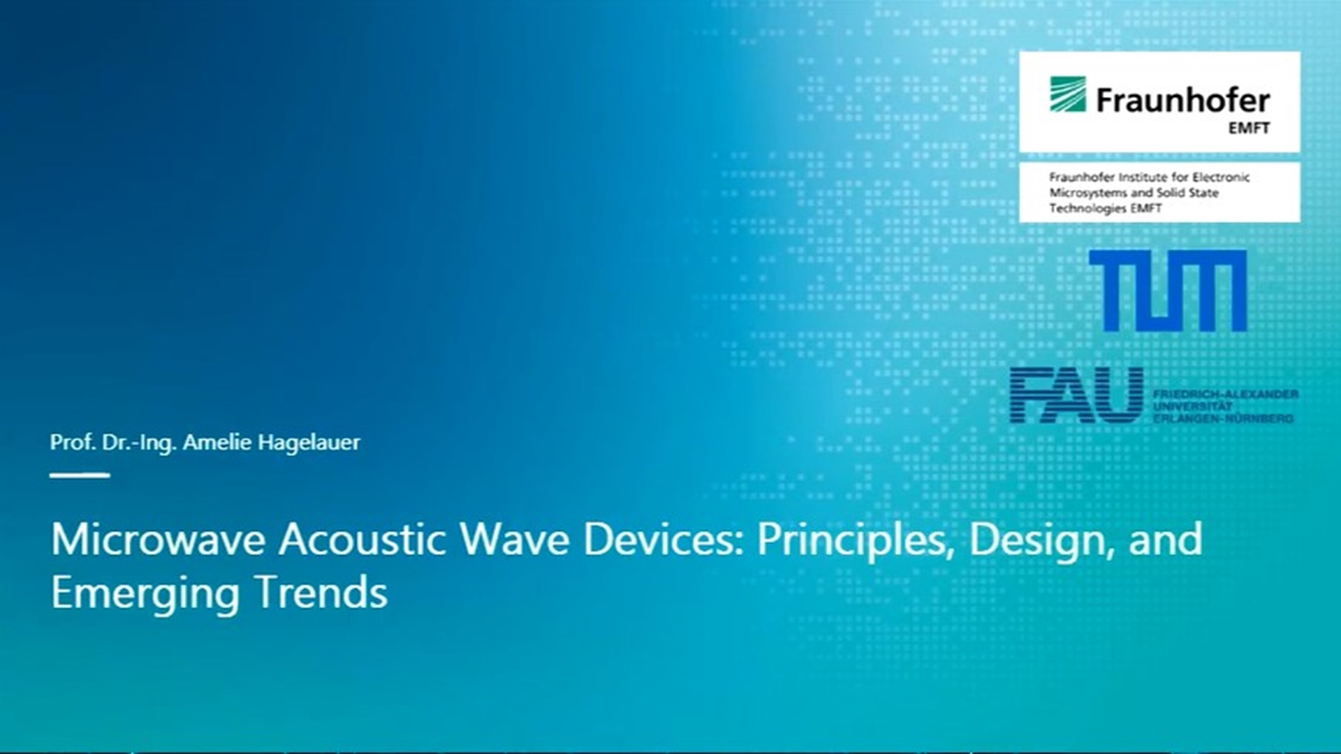 Microwave Acoustic Wave Devices: Principles, Design, and Emerging ...