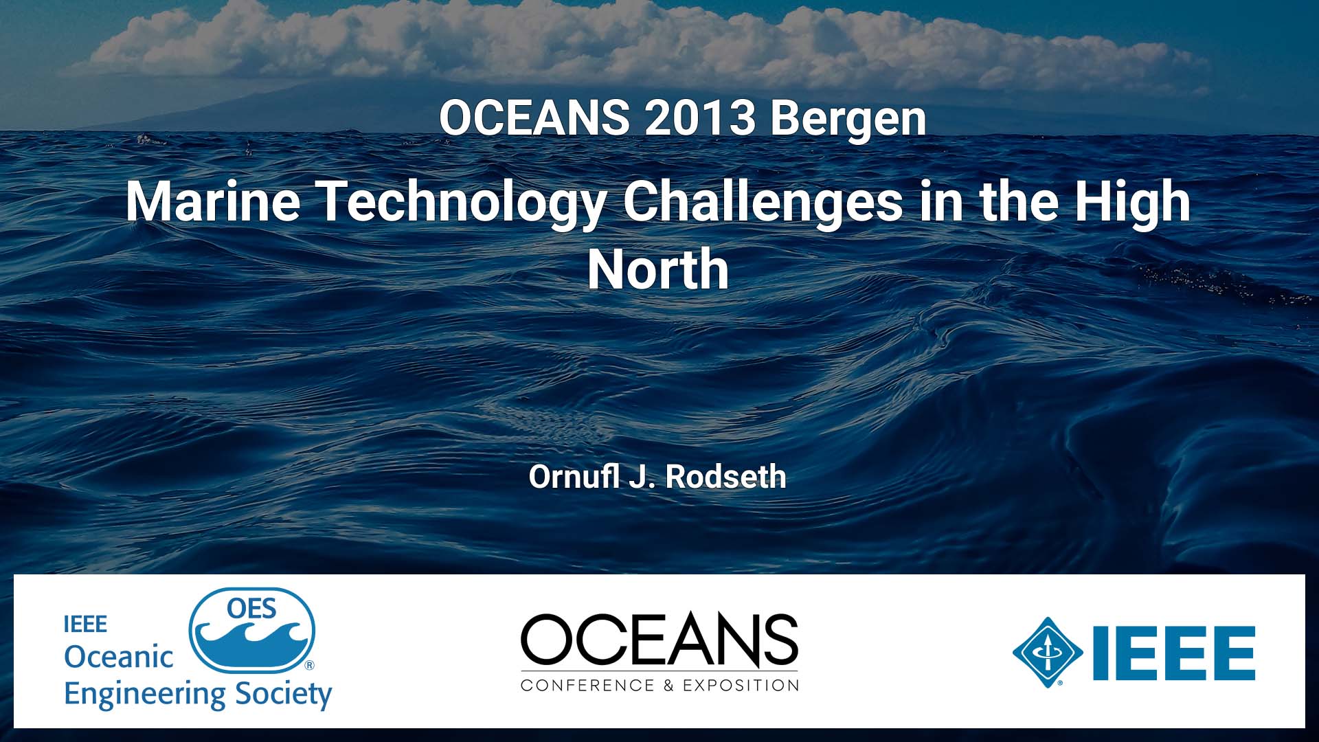 Marine Technology Challenges in the High North | Oceanic Engineering ...