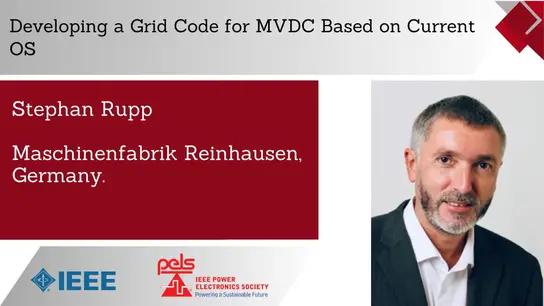 Developing a Grid Code for MVDC Based on Current OS | IEEE Resource Center