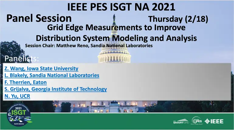 Conference Bundle: IEEE PES ISGT NA 2021 presentations and videos ...