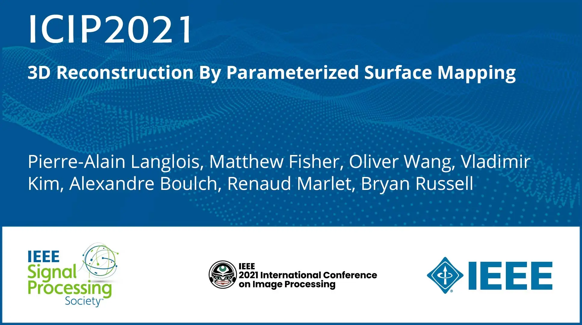 ICIP 2021 Virtual Conference - Presentation Videos Product Bundle | IEEE Signal Processing ...