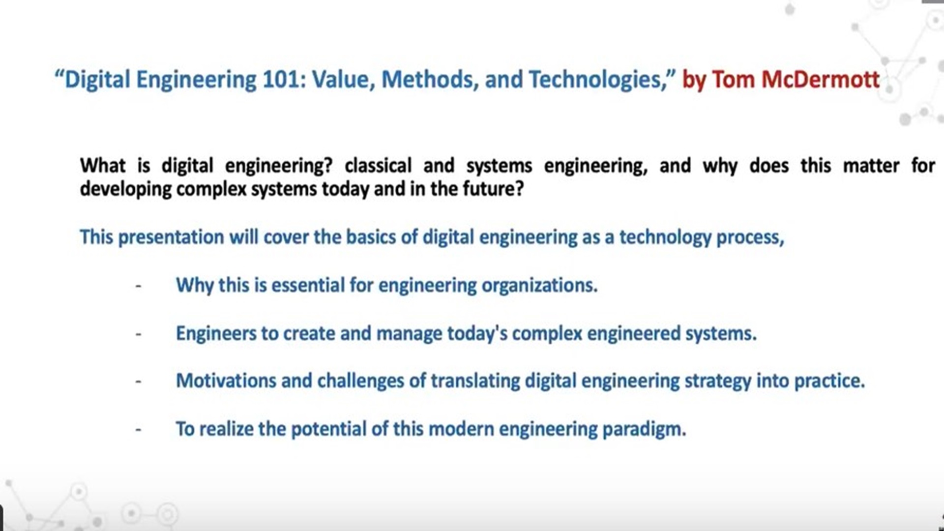 Digital Engineering 101: Value, Methods, and Technologies | IEEE ...